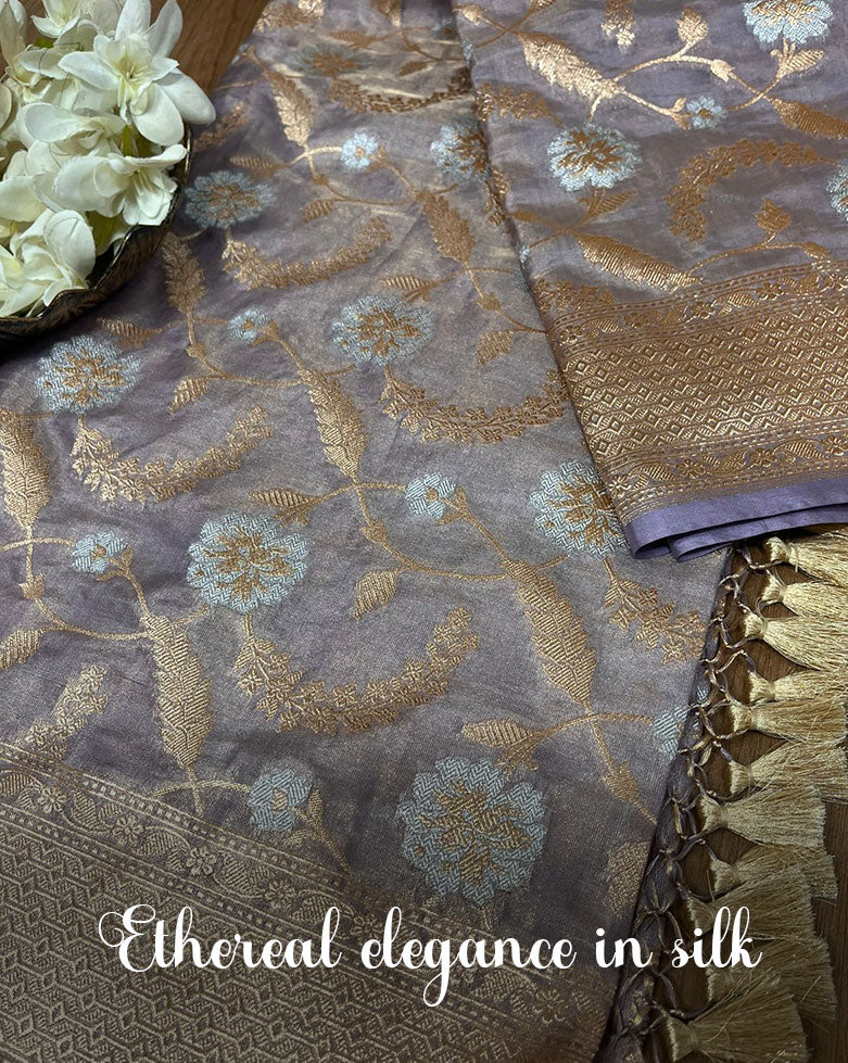 Buy Tissue Dupatta Online - Authentic Pure Tissue Dupattas