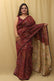 Stunning Maroon Madhubani Saree - 20% Off!