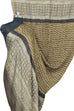 Handcrafted Gajji Silk Dupatta with Bandhani Ajrakh