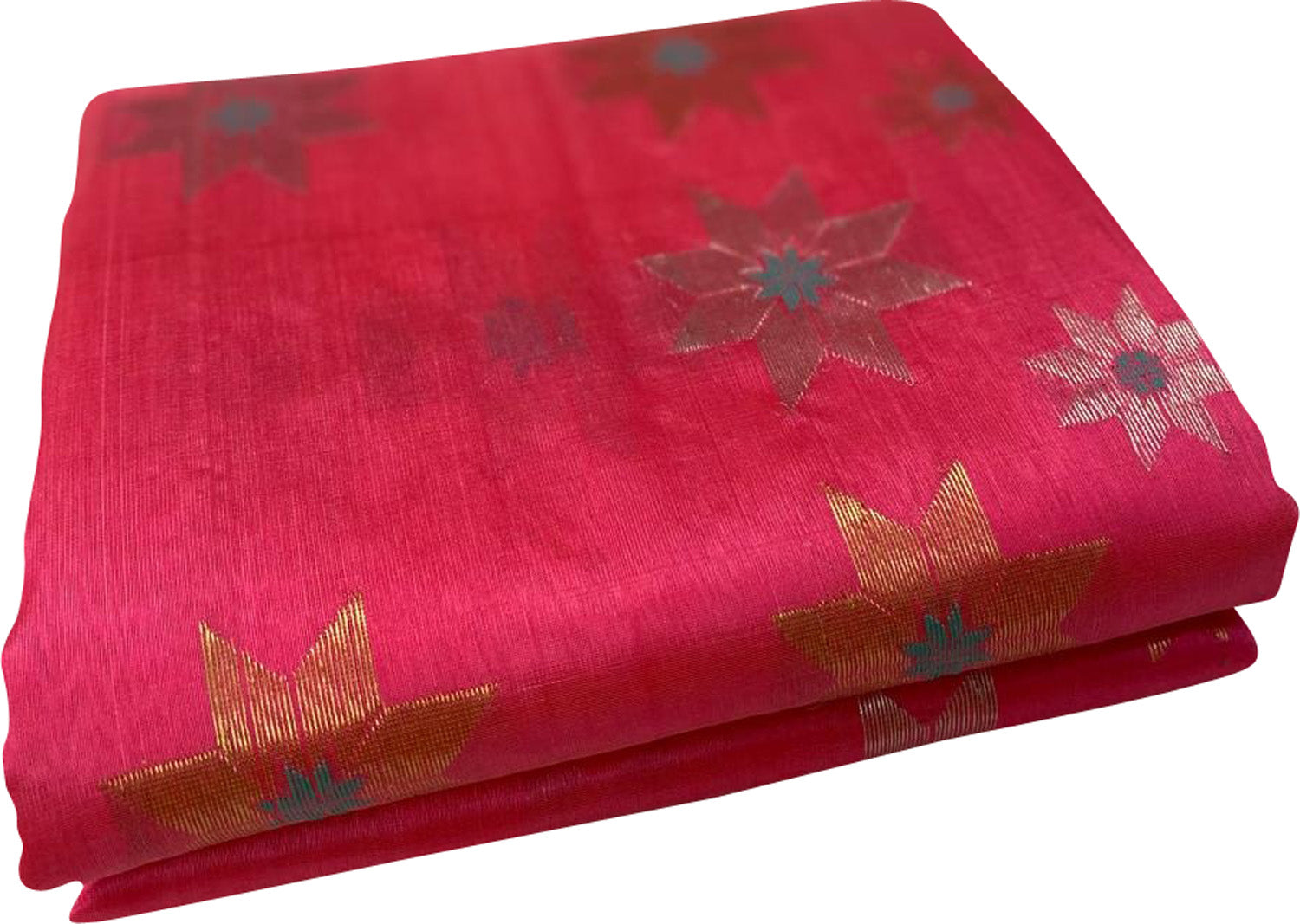Get 20% Off on Pink Chanderi Handloom Silk Saree