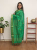 Stunning Green Handloom Banarasi Chiniya Silk Dupatta - Exquisite Boota ...