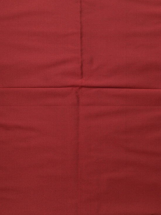Shop the Elegant Maroon Plain Silk Fabric (1 Mtr) for Your Next Project