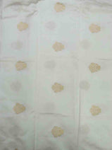 Dyeable Banarasi Pure Katan Silk Kadwa Booti Design Fabric ( 1 Mtr ...