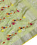 Green Handloom Kota Doria Real Zari Dupatta - Bird & Floral Design