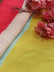 Vibrant Multicolor Satin Silk Fabric (1 Mtr): Perfect for Crafting & Sewing